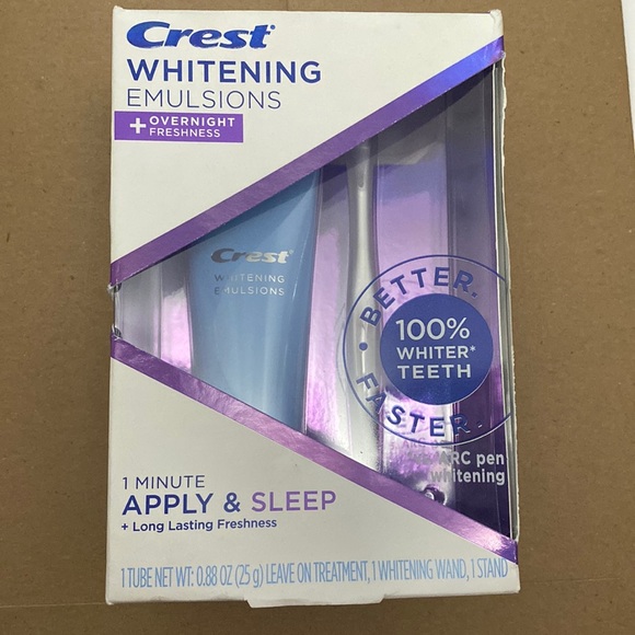Other | Crest Whitening Emulsions Overnight Freshness 1min Apply Sleep ...